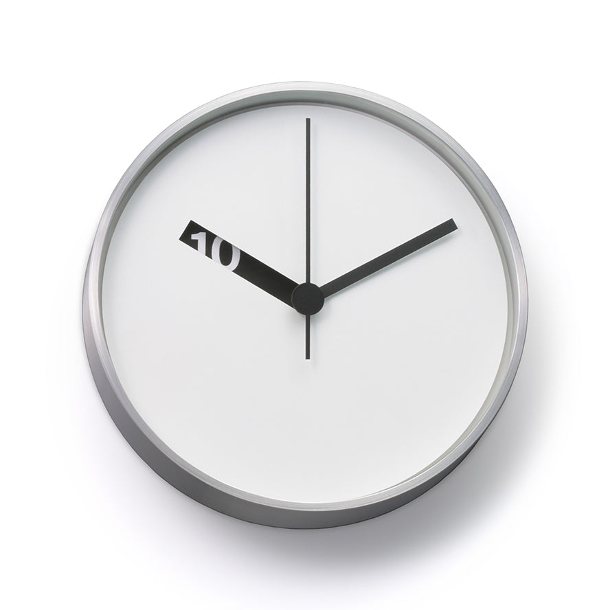 Extra Normal Clock / Silver White – Normal Timepieces